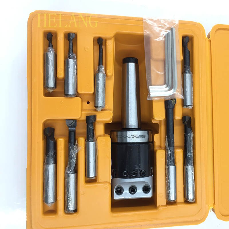 MT2 M10 Arbor F1 -12 50Mm Boorkop En 9Pcs 12Mm Bor... – Vicedeal