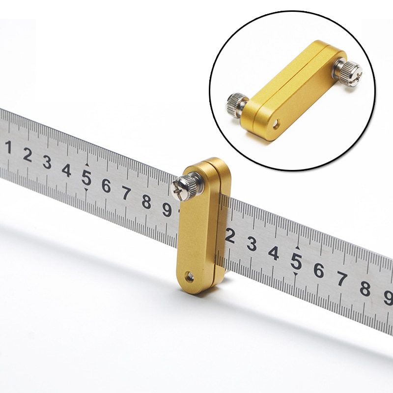 Steel Ruler Positioning Block Brass Scriber Line M... – Vicedeal