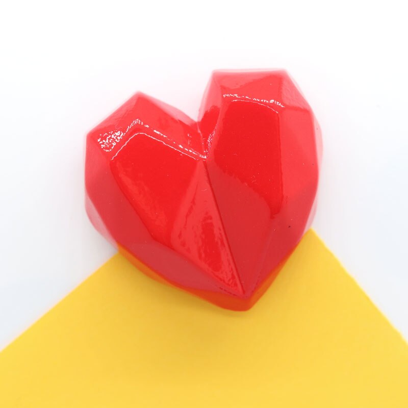 50mm fridge magnet red heart shape fridge magnet h... – Vicedeal