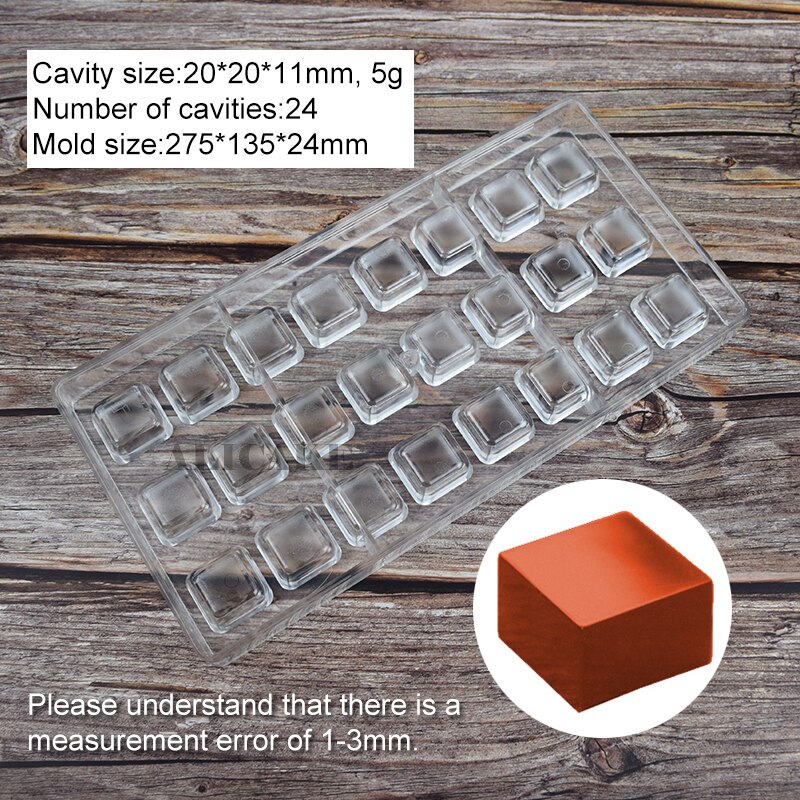 Polycarbonate Chocolate Mould Nuggets Cube Shape F... – Grandado