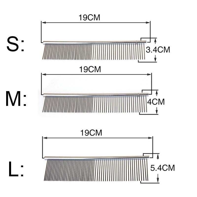 Pet Dog Pin Comb Portable Double Use Stainless Ste... – Grandado