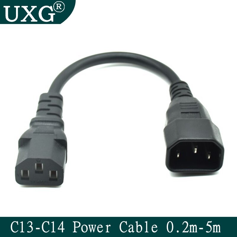 IEC C14 C13 Extension Cord 3m 5m UPS Cable IEC 320... – Grandado