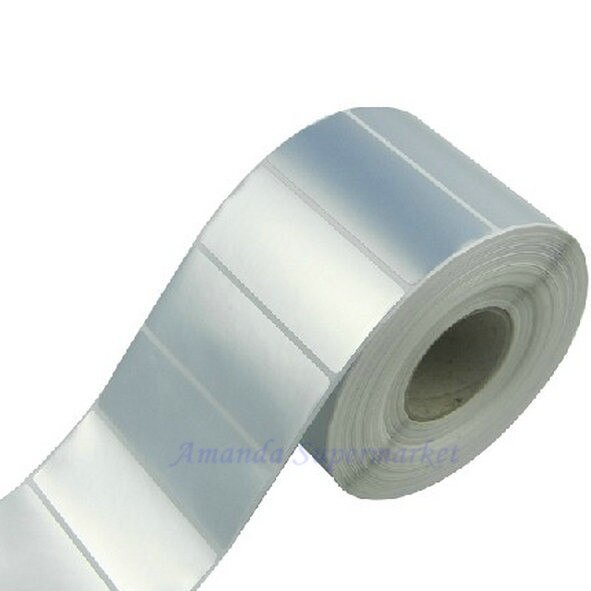 Silver PET Label Sticker 60*30mm 1000pcs/Roll Ther... – Grandado