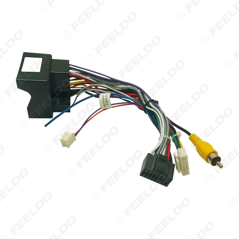 Car 16pin Audio Wiring Harness With Canbus Box For... – Grandado
