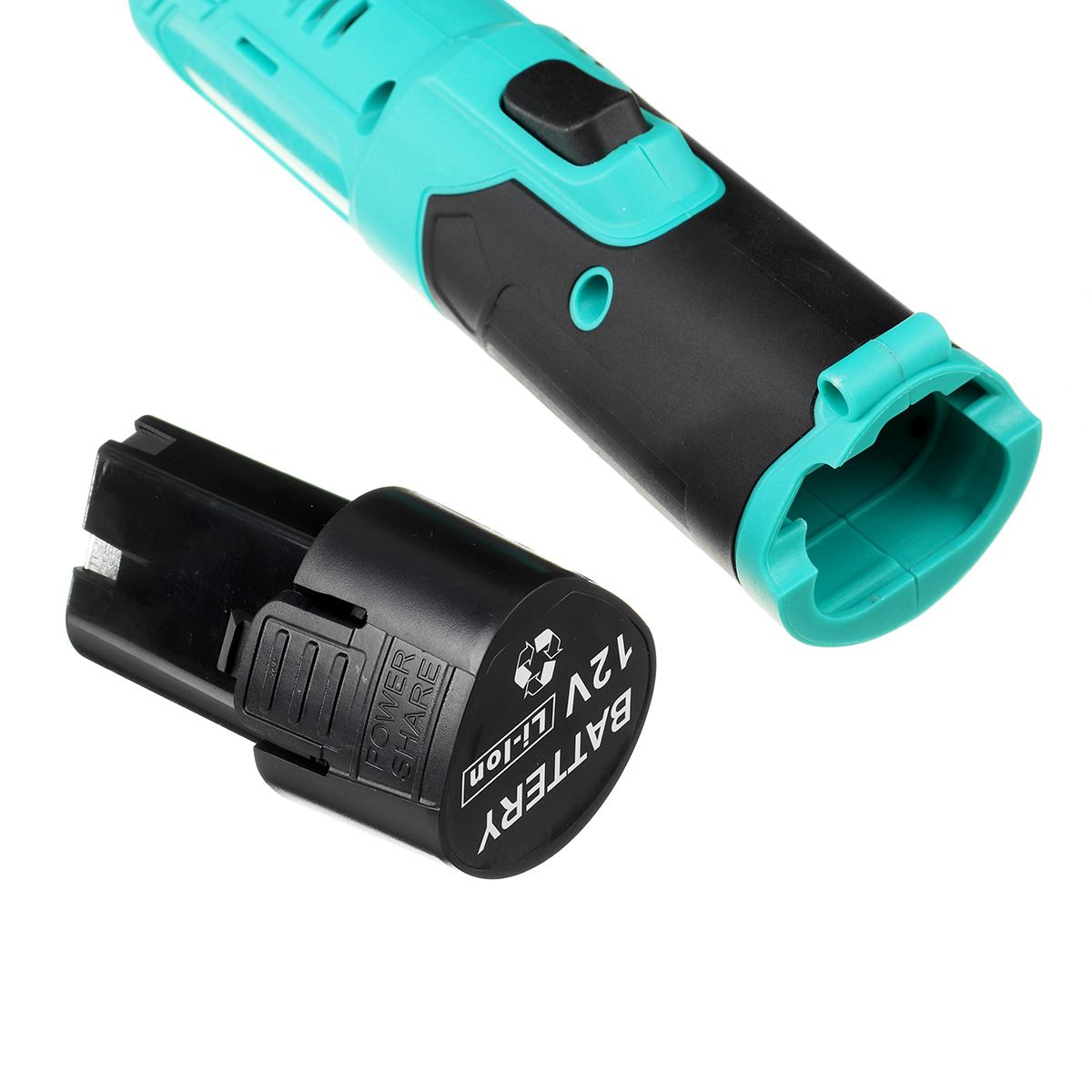 3/8 "sladdlös spärrnyckel 12v uppladdningsbara stä... – Vicedeal