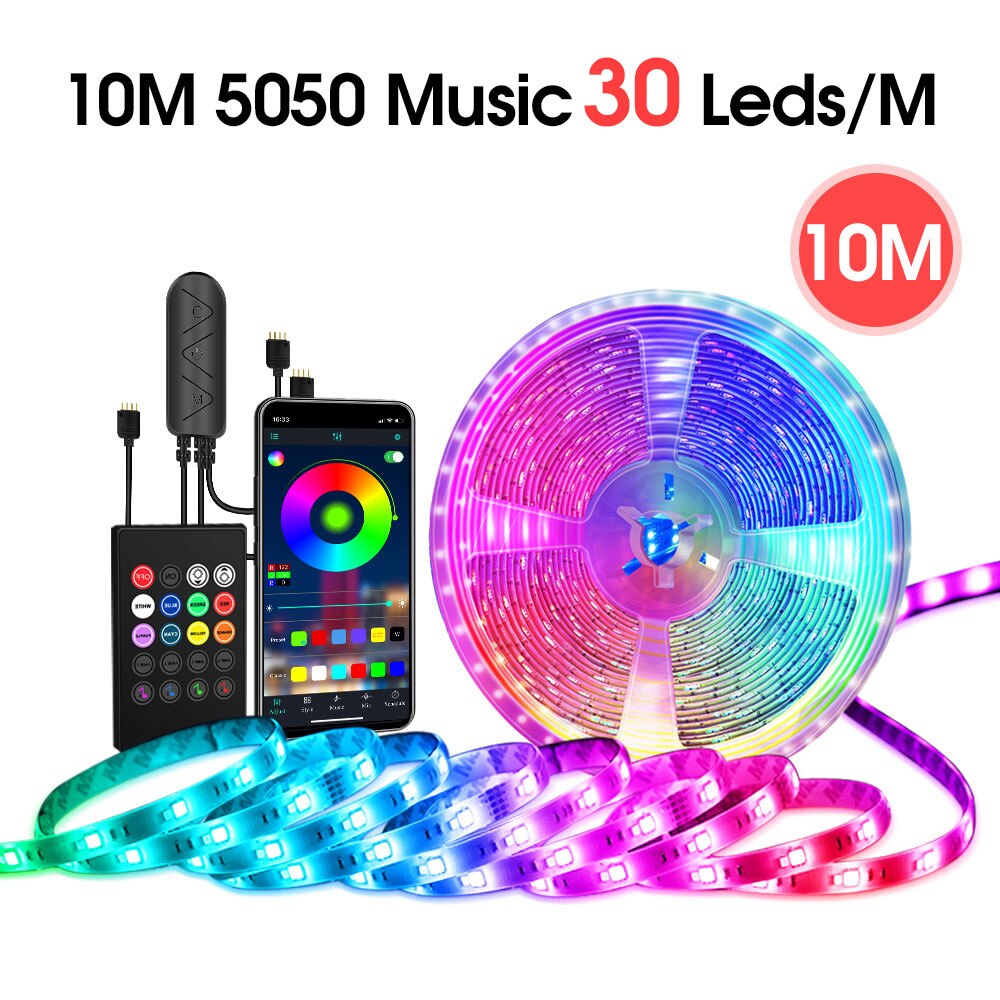 Colorrgb,led strip light ,5m-30m, rgb 5050, flek... – Grandado