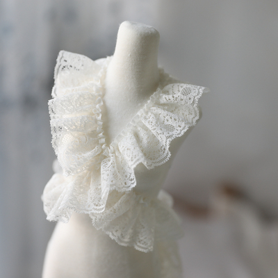1meter Single Layer Frilled Embroidery Cloth Lace ... – Vicedeal