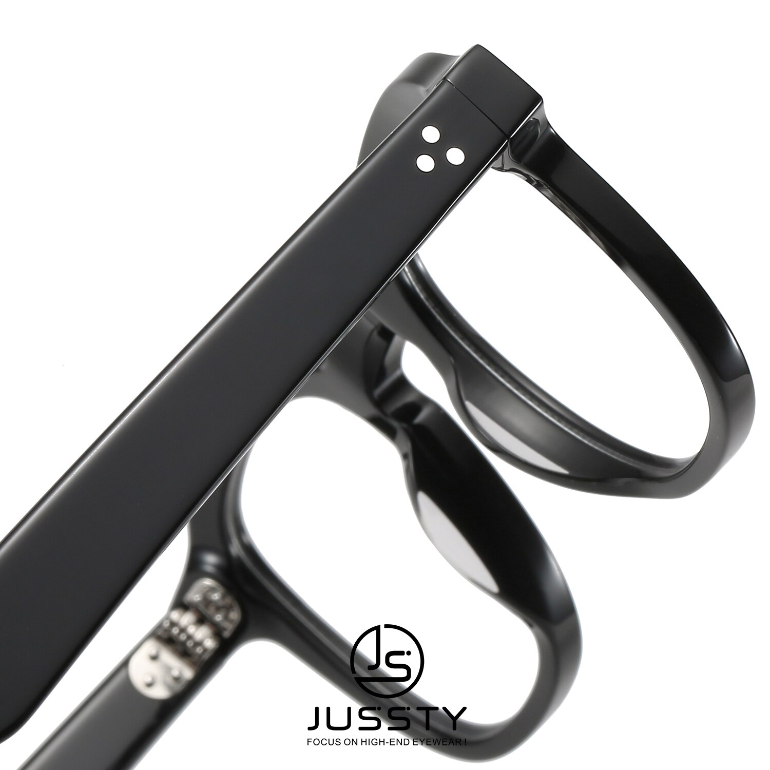 Rivet Retro Optical Eyeglasses Frame Men Myopia Pr... – Vicedeal