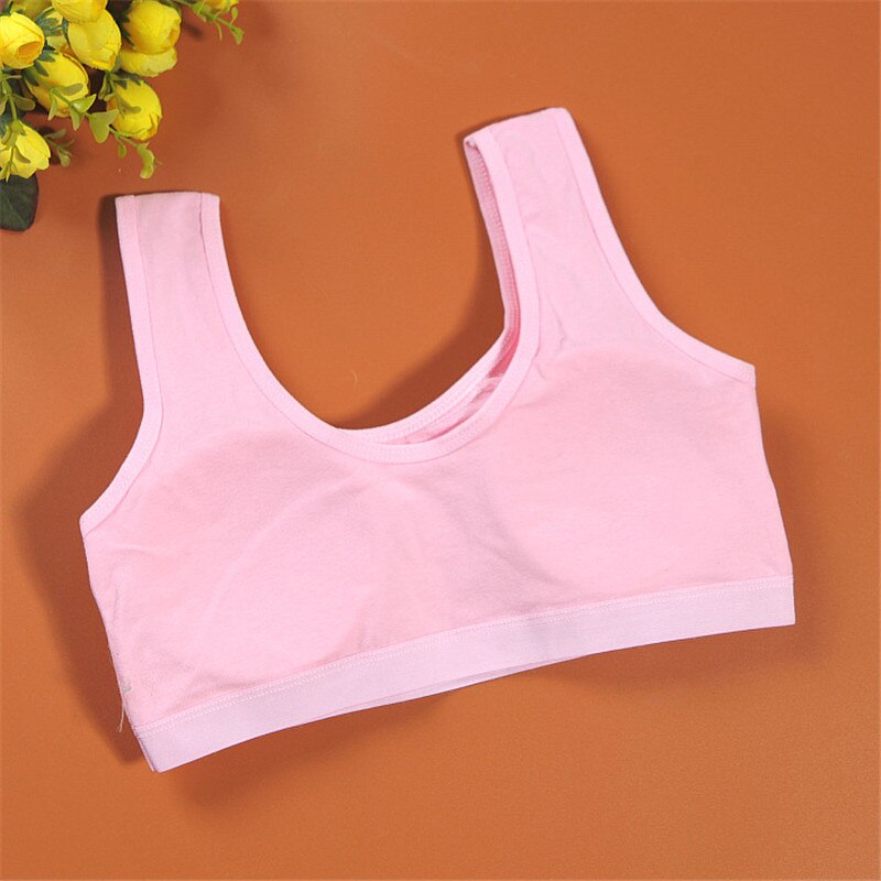 5pc Kids Bras Teenage Underwear Cotton Training Br... – Vicedeal