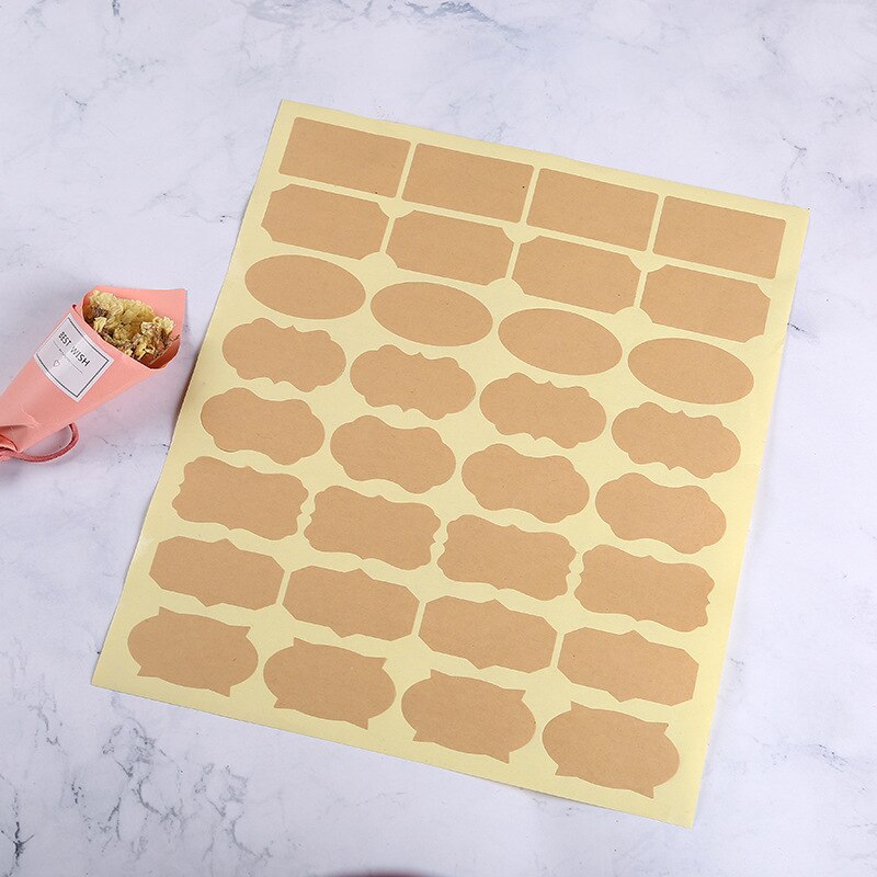 32 Pcs Handgemaakte Sticker Vintage Blanco Kraft L... – Grandado