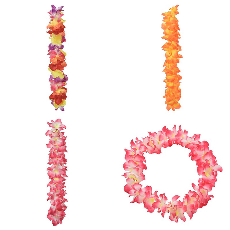 8 Color Hawaiian Leis Simulated Silk Flower Leis D... – Vicedeal