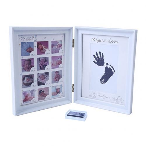 Infant Baby Handprint Footprint First Year Picture... – Grandado
