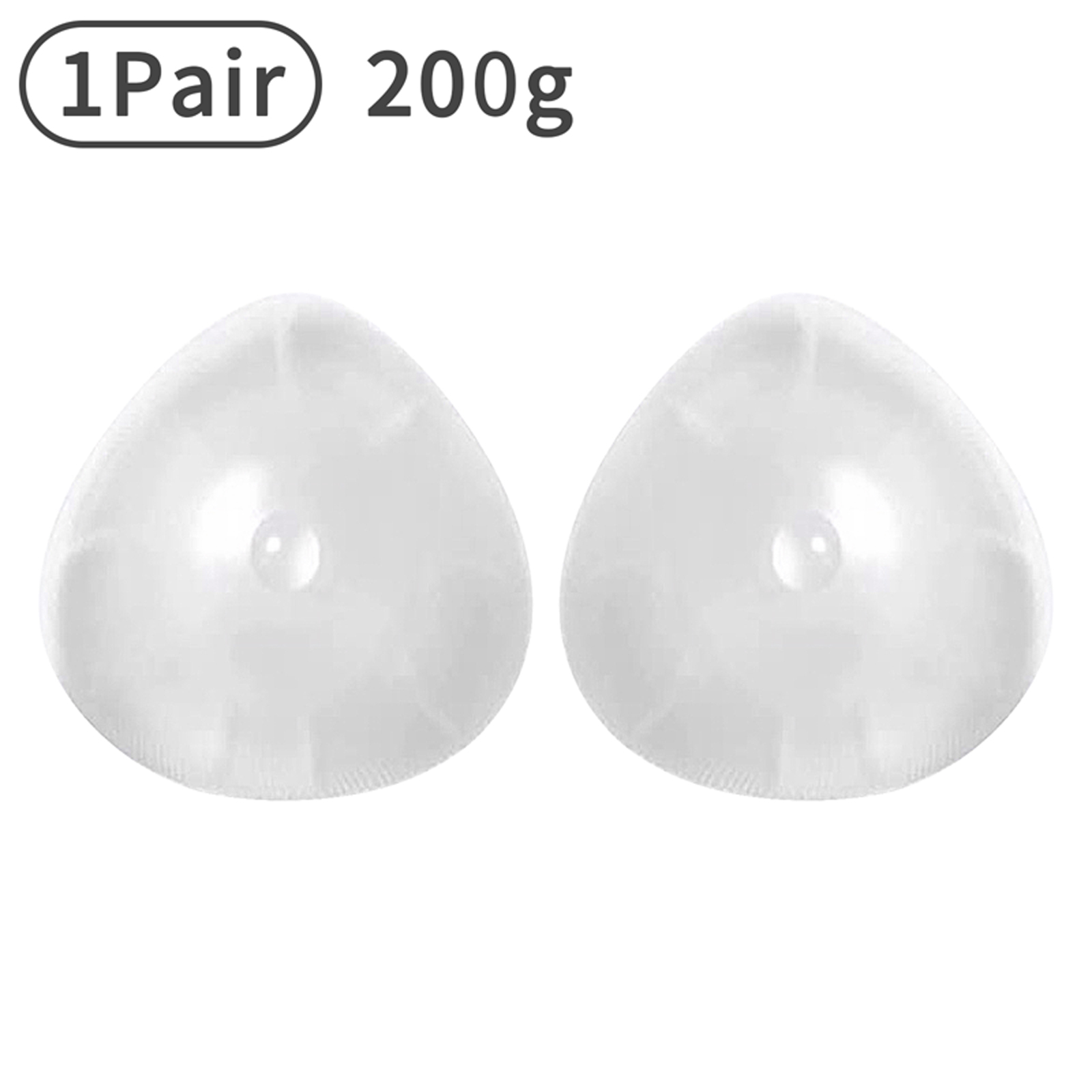 1Pair Adult Transparent Silicone Breast Implants W... – Grandado
