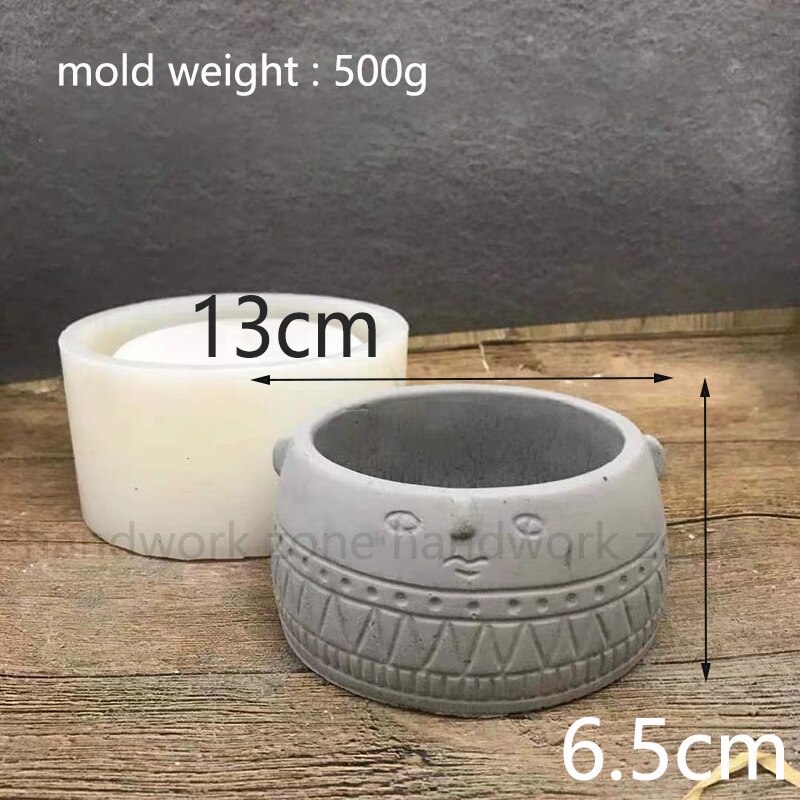 Silicone Molds for Concrete Planters Large Abstrac... – Vicedeal