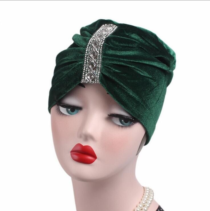 Women Muslim India Cap Ladies Velvet Hat Beanie Sk... – Grandado