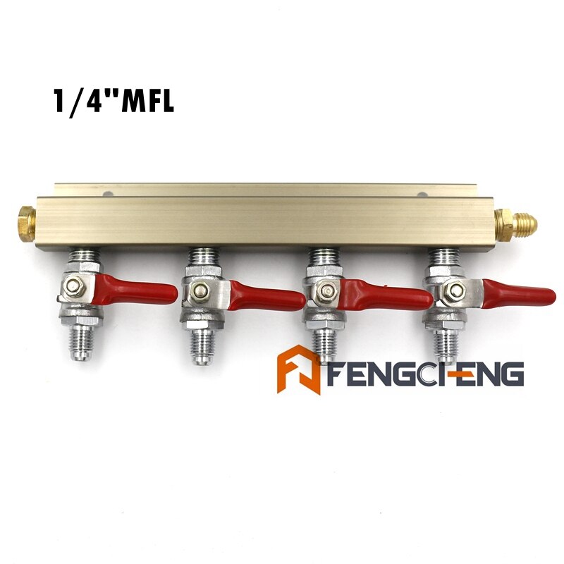 4-way Air Distributor CO2 Splitter Gas Manifold (S... – Grandado