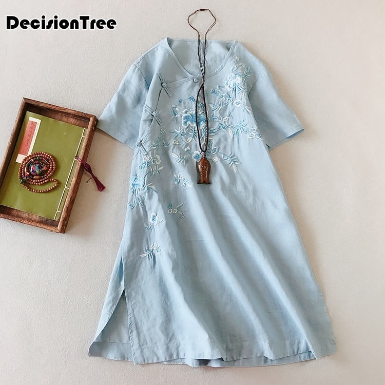 Chinese Jurk Cheongsam Qipao Cheongsam Moderne Bor... – Grandado Chinese Jurk Cheongsam Qipao Cheongsam Moderne Bor... – Grandado
