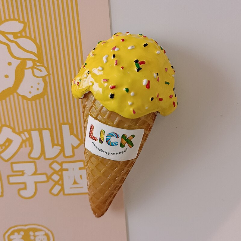 Resin Cute Cartoon Food Fridge Magnetic Sticker Fr... – Grandado