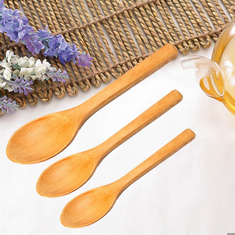 1Pcs Small Mini Wooden Spoons For Kids Honey Kitch... – Vicedeal