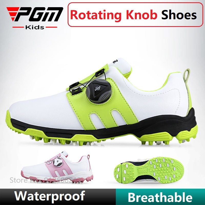 PGM Waterproof Boys Girls Golf Sneakers Anti-slip ... – Vicedeal