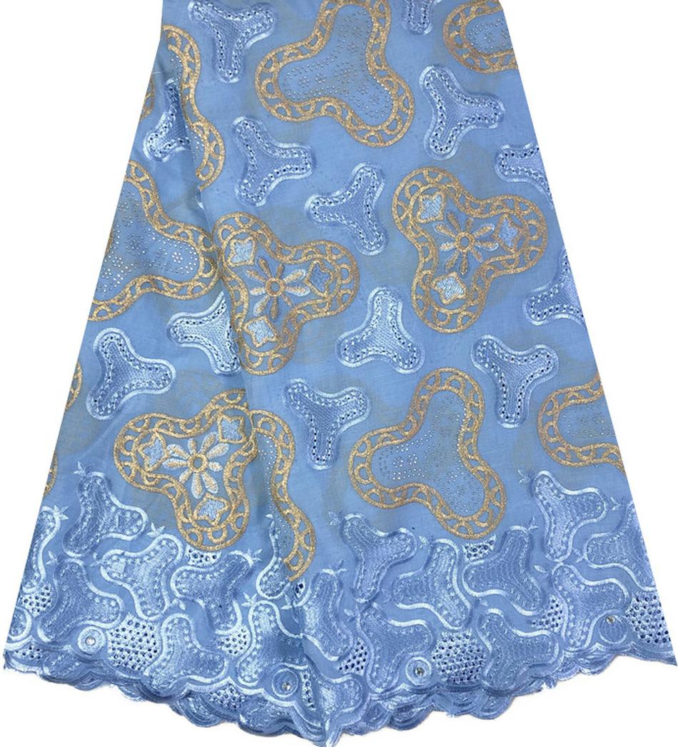 Wathet (9 Kleuren) katoen Afrikaanse Kant Stof 202... – Grandado