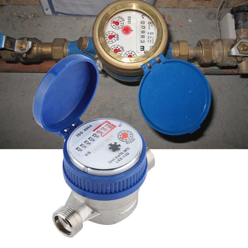 Copper 1.5m3/h 0-40℃ Mechanical Water Meter 15mm 1... – Grandado