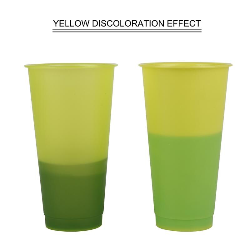 5-color reusable color changing cold cup plastic s... – Grandado