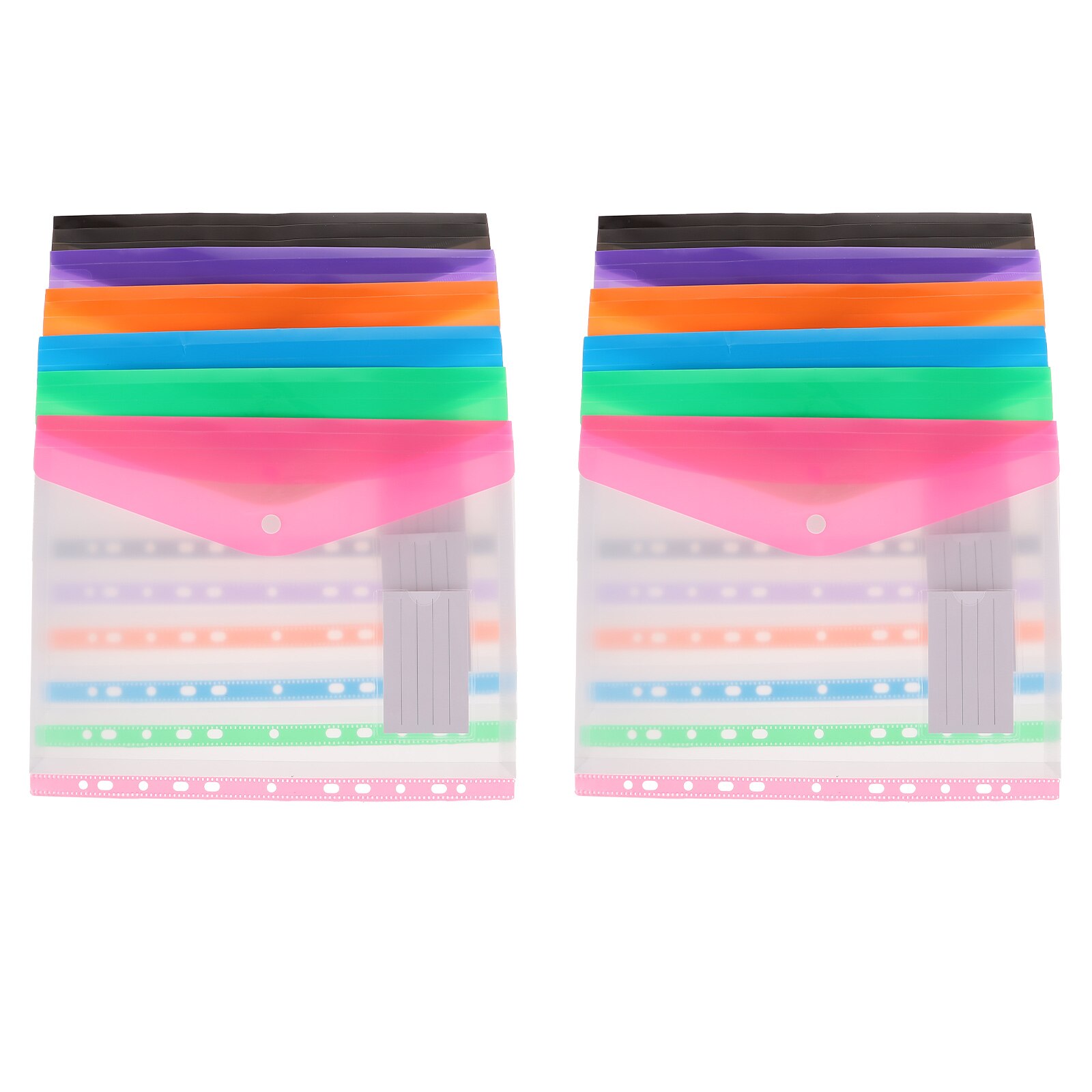 12Pcs Colorful File Folder A4 Blinder File organiz... – Grandado