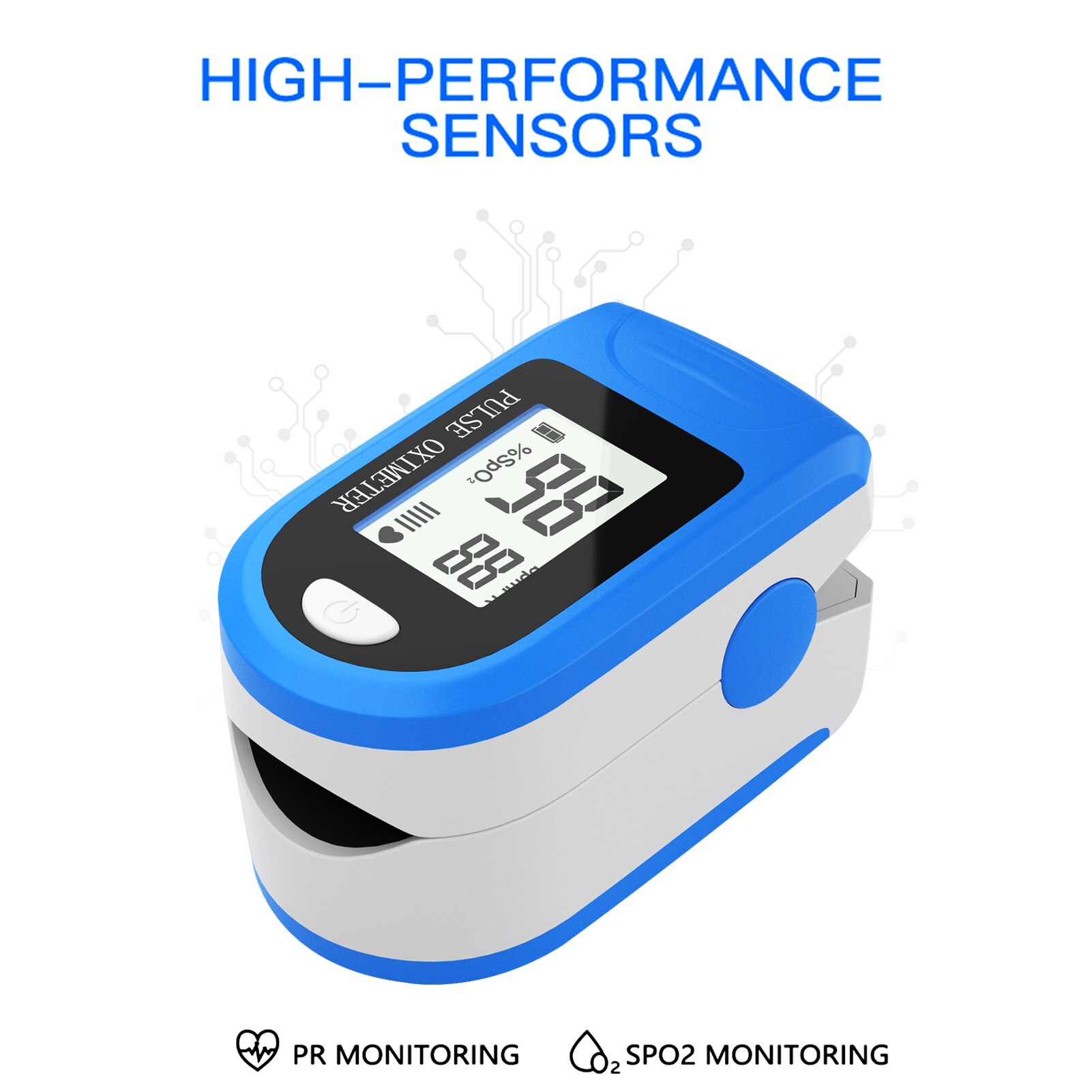 Oximeter Fingertip Pulse Blood Oxygen Saturation S... – Grandado