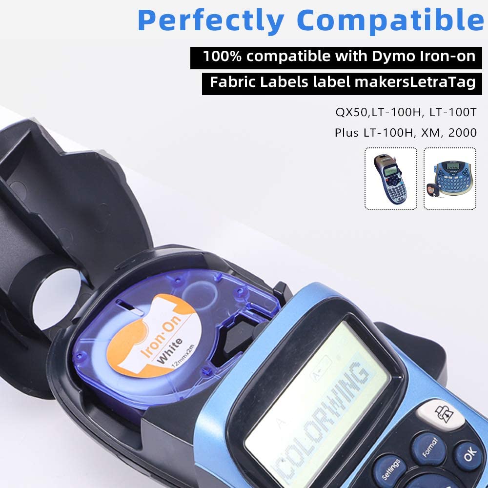 Labelife 18771 18769 Iron-On Fabric Labels 12mm Co... – Grandado