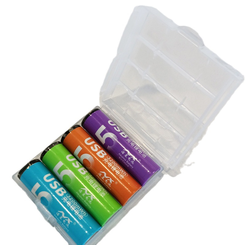 5th AA Rechargeable Lithium Battery USB Rechargeab... – Grandado