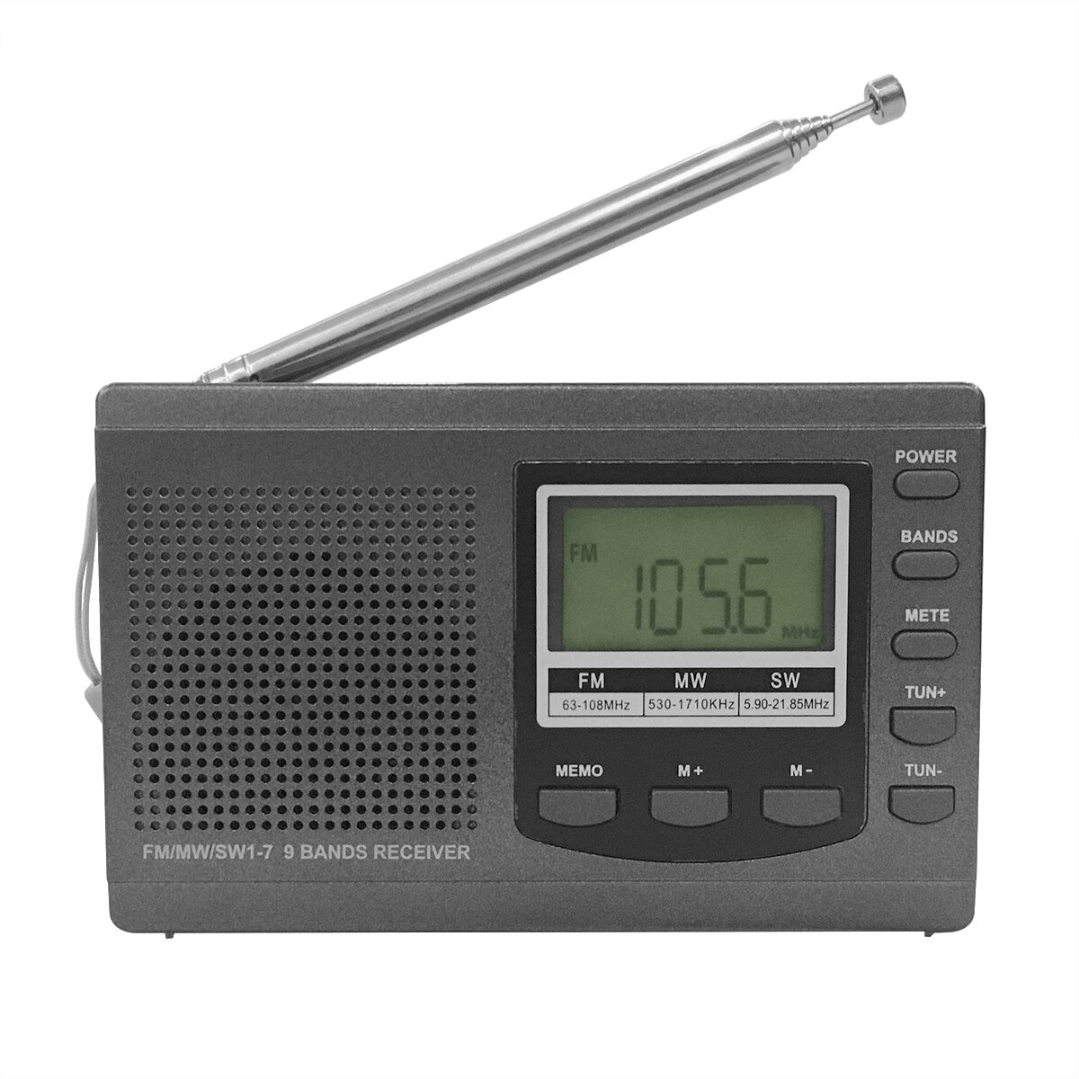 Coolvox CRD-310 Portable Full-band FM/MW/SW Multib... – Grandado