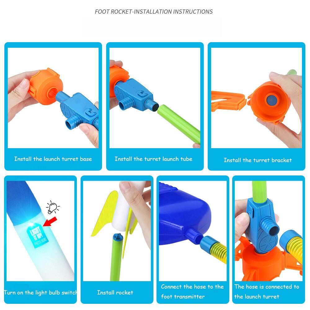 Innovative Foot Soaring Rocket Aerodynamic Childre... – Grandado