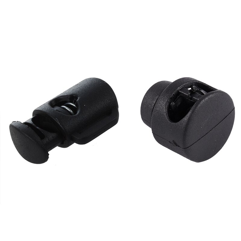 20 Pcs Single Hole Rope Cord Locks Ends Drawstring... – Vicedeal