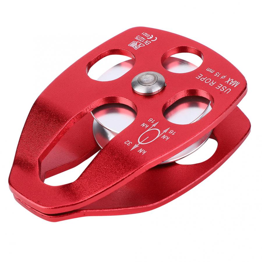 30KN Rock Climbing Rescue Pulley Fast Speed Pulley... – Grandado