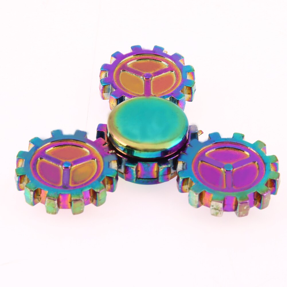 Colorful Rainbow Fidget Spinner Spinner Metal Hand... – Grandado