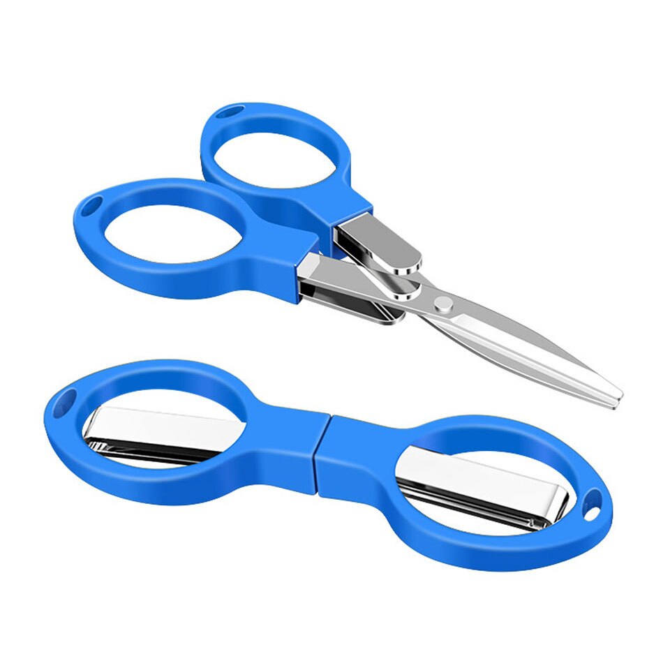 Mini Stainless Steel Folding Scissors Keychain Fis... – Grandado
