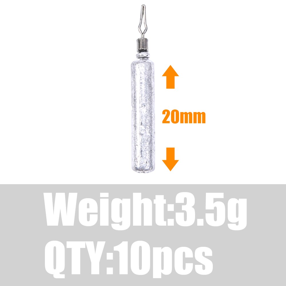 B & U Shot Vissen Sinker 3.5G 5G 7G 10G 14G Vi... – Grandado