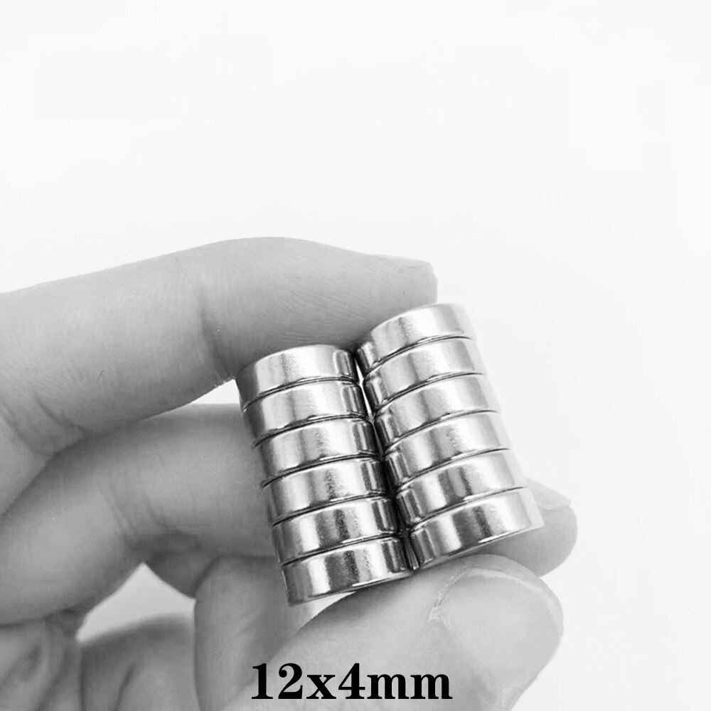 10/20/50/100/150 stk 12 x 4 mm n35 runde magneter ... – Grandado