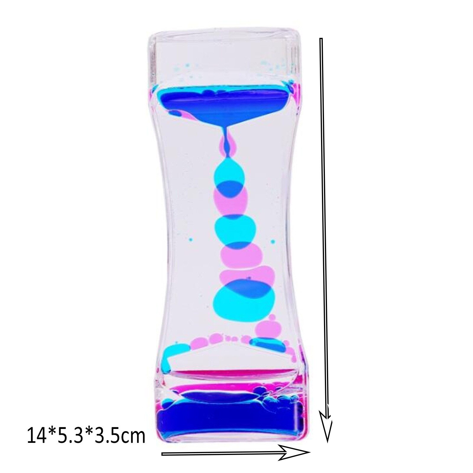Double Color Sand Hourglasses Colorful Liquid Time... – Grandado