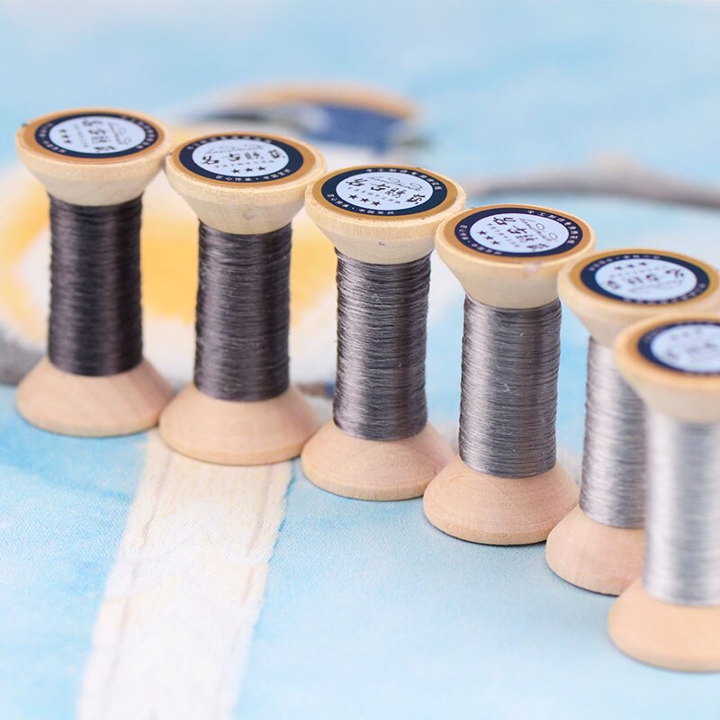 20m Gray Suzhou DIY Common Color Silk Line Branch ... – Vicedeal