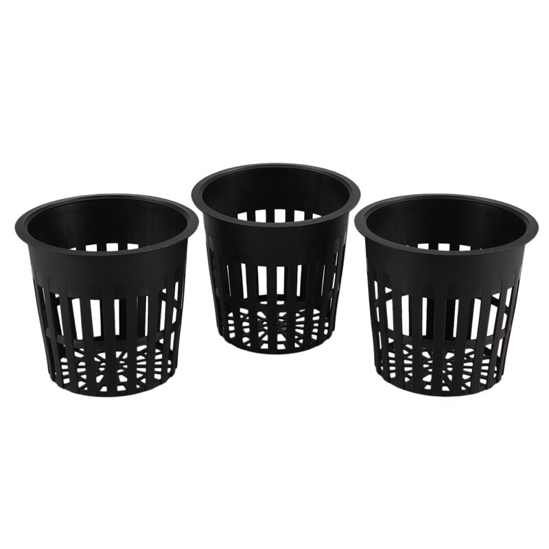 25 Packs of 4 Inch Garden Net Cup Pots, Plastic Pl... – Grandado