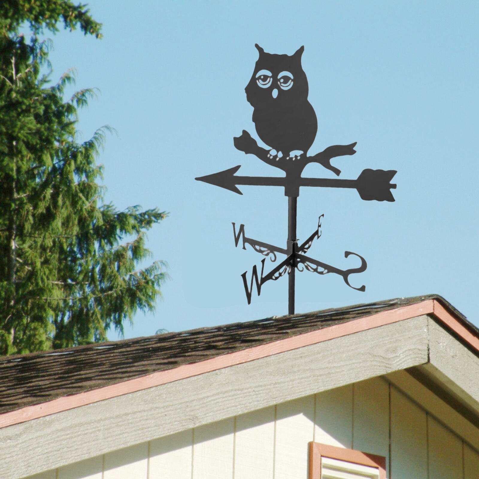 Iron Art Roof Weather Vane with Animal Silhouette ... – Vicedeal