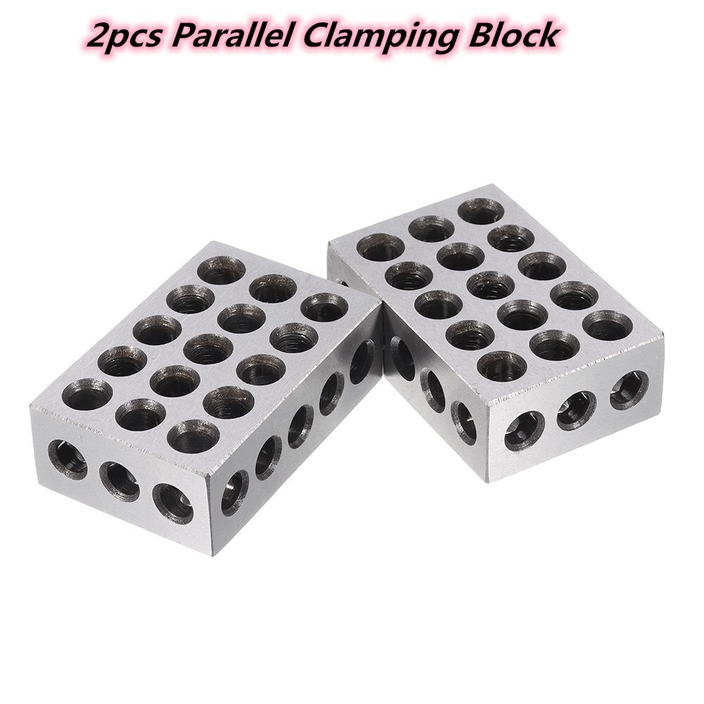 2 teile/satz 25x50x75mm Blöcke 23 Löcher Parallel ... – Vicedeal