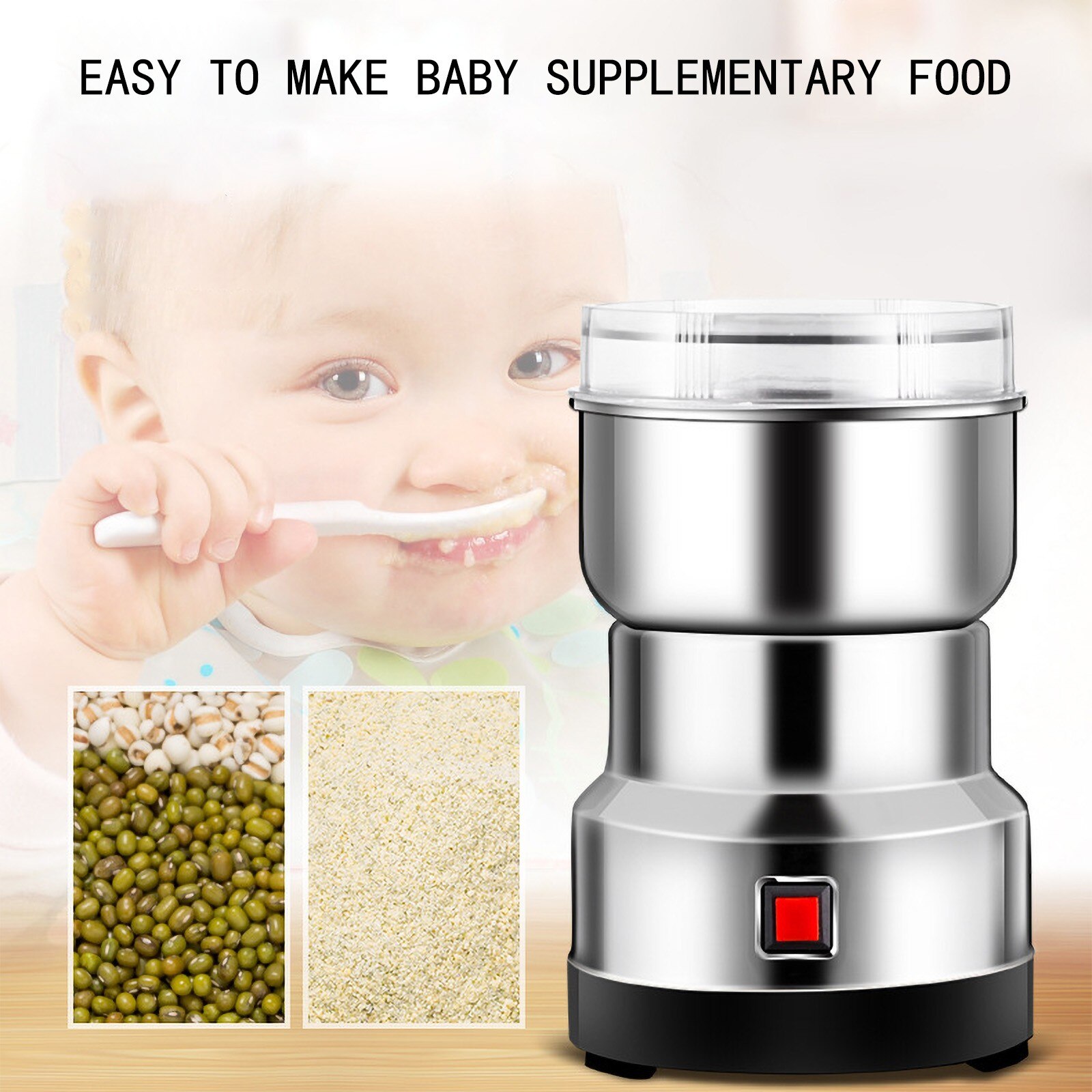 200w Electric Multifunction Food Grinder Milling M... – Vicedeal