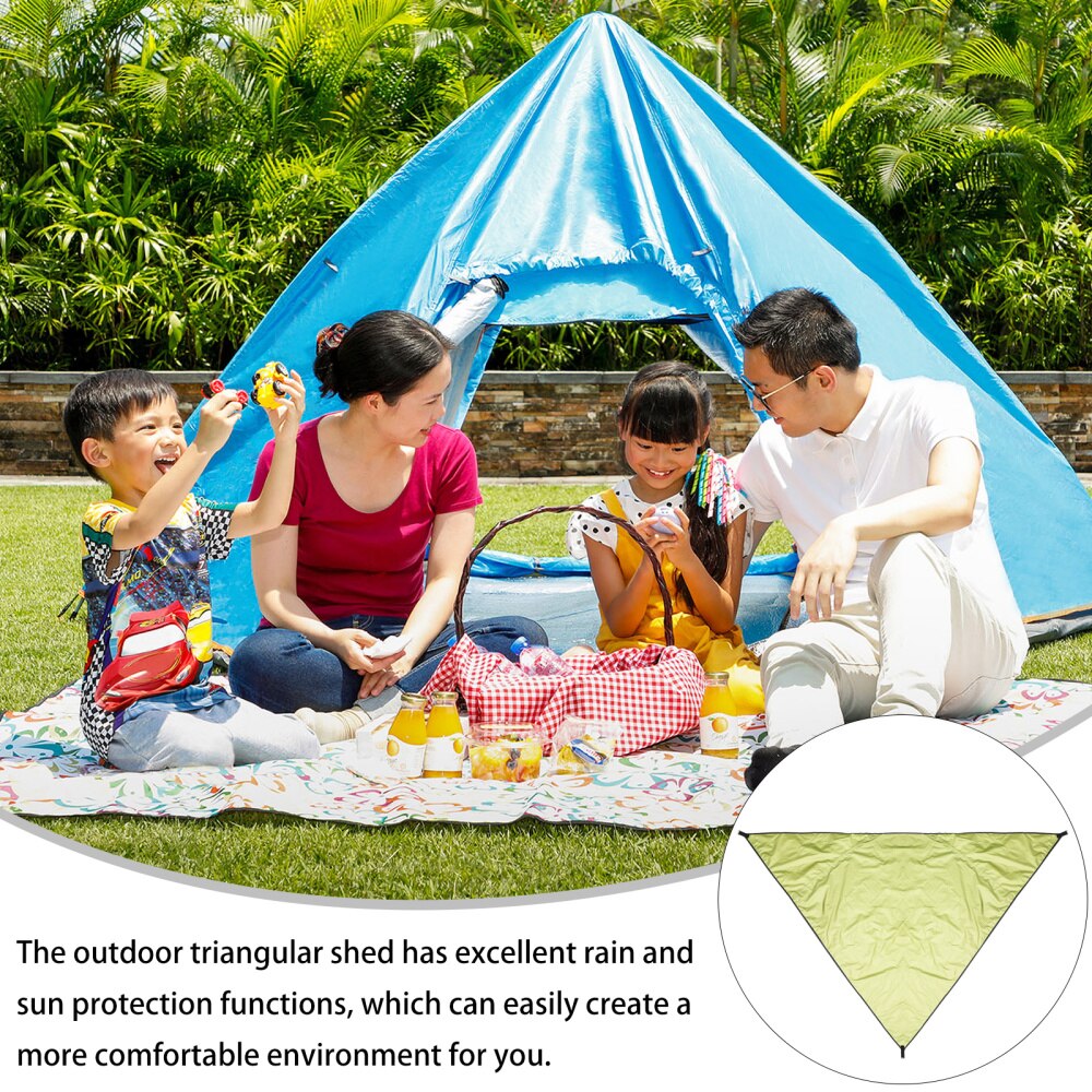 1 Set Sun Shade Sail Triangle Canopy Tent Practica... – Grandado