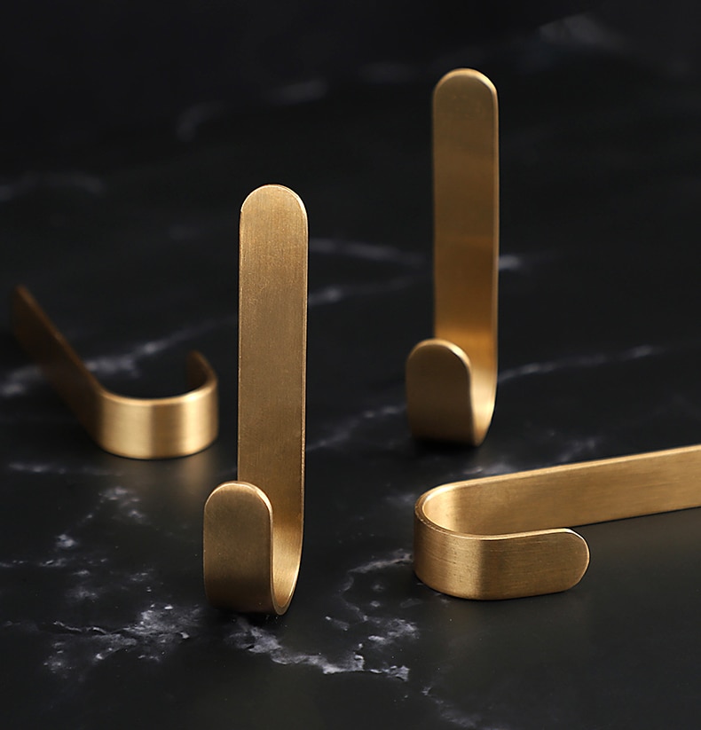 Nordic Style L-shaped Metal Hook Wall-mounted Heav... – Grandado