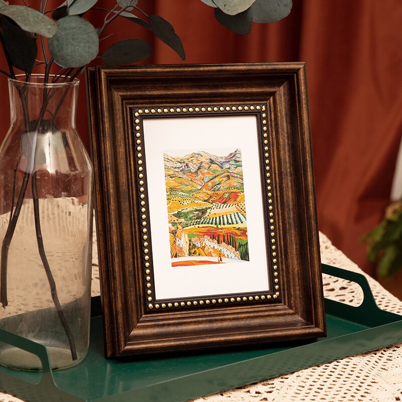 6-10 Inch Classic Vintage Green Picture Frame Hang... – Grandado