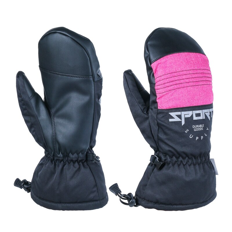 Waterproof Winter Warm Snow Ski Gloves Black Men W... – Vicedeal