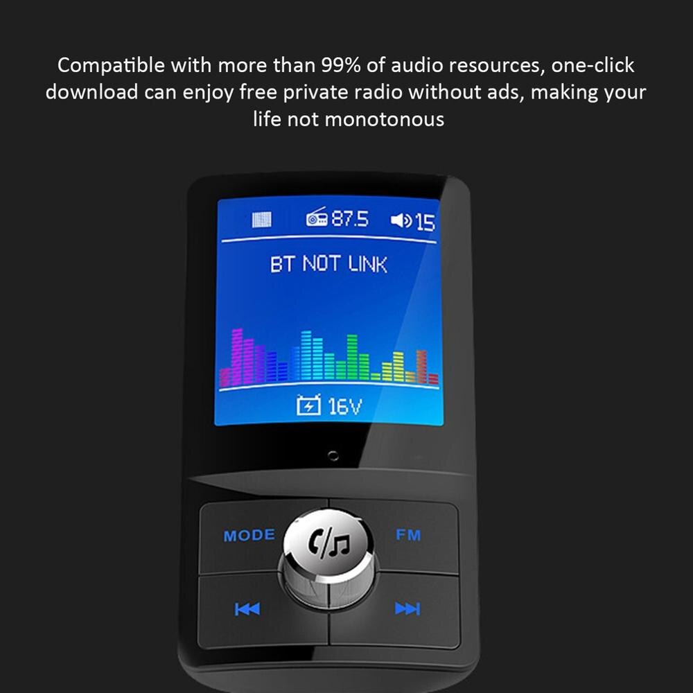 BC45 LCD FM Transmitter Aux Modulator Wireless Mod... – Grandado
